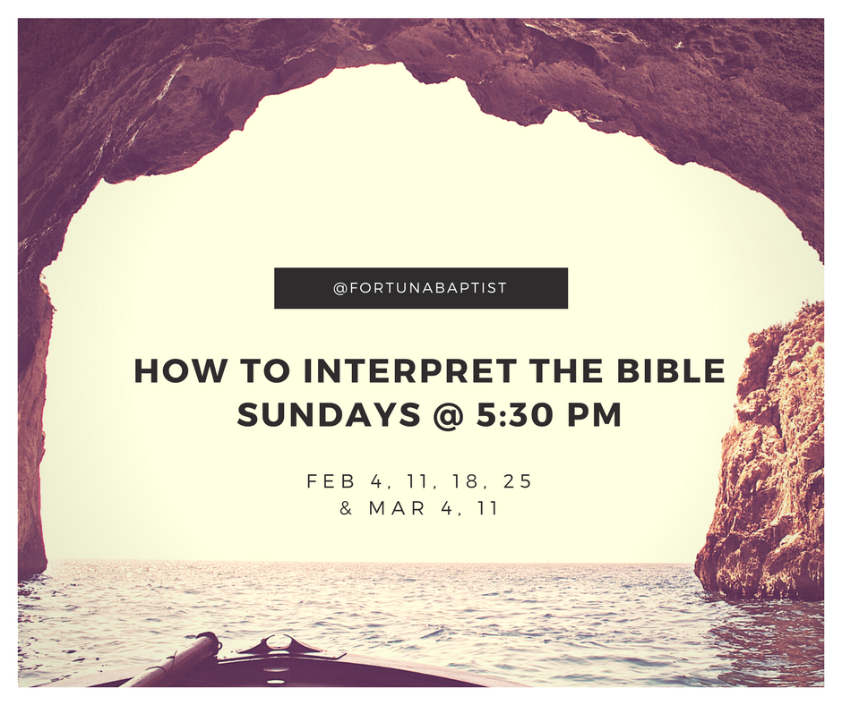 How to Interpret the Bible – Week 2: What is the Goal of Interpretation ...